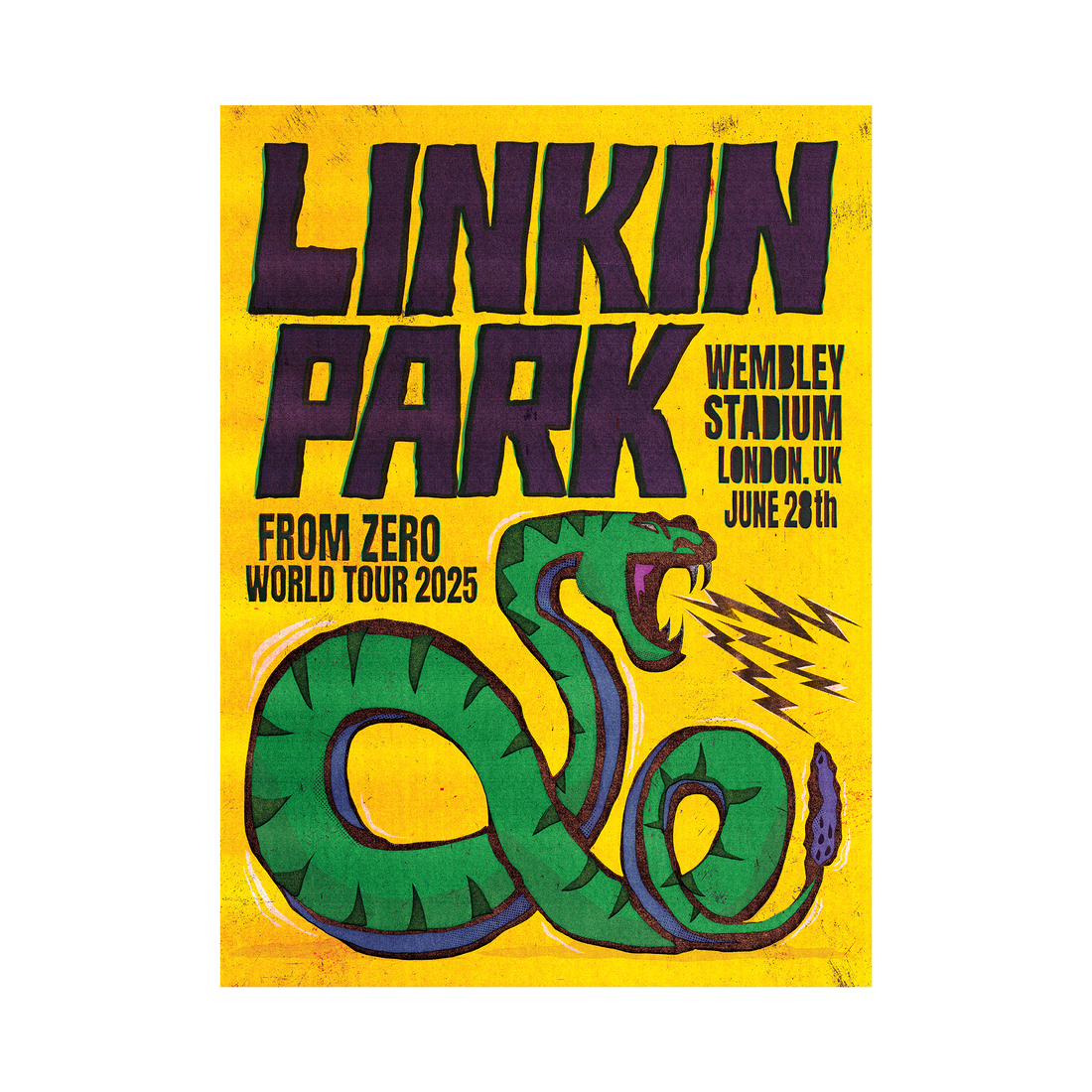 FZ 2025 Tour London Poster (June 28th) - Paul Insect – Linkin Park UK